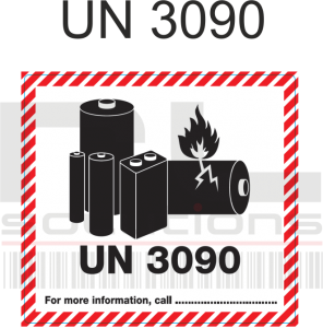 UN 3090 Labels (2,500) - Right Label Solutions