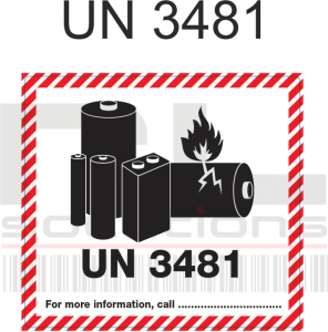 UN 3481 Labels - Right Label Solutions